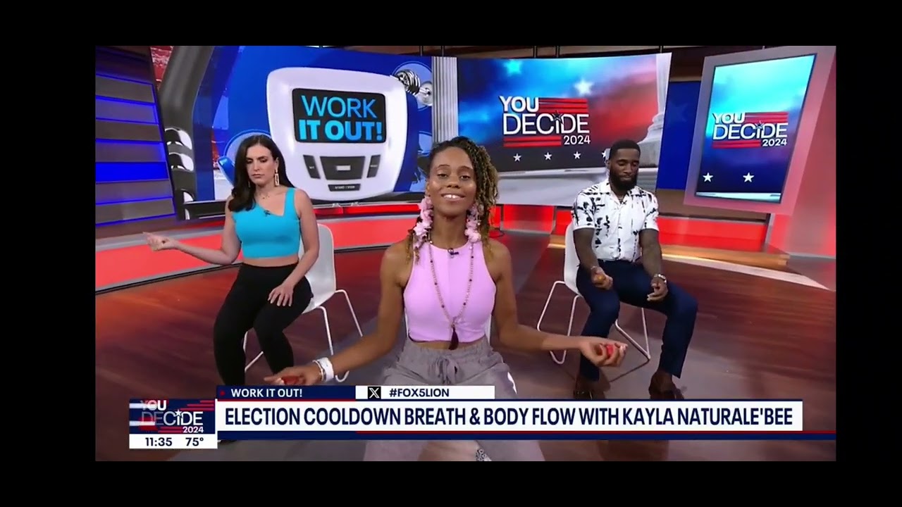 Election Cooldown Flow FOX 5 DC w/ Kayla Naturale Bee - YouTube