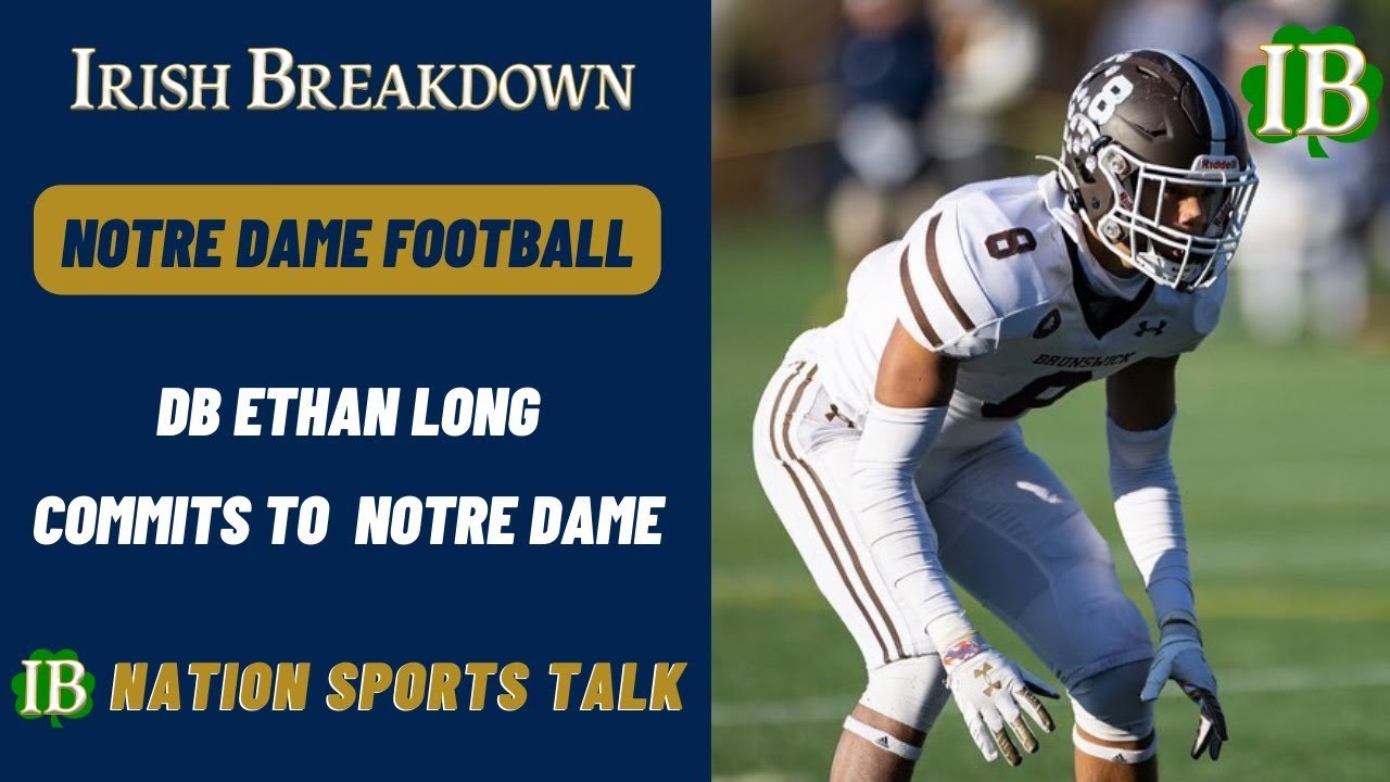 IB Nation Sports Talk: DB Ethan Long Commits To Notre Dame - YouTube