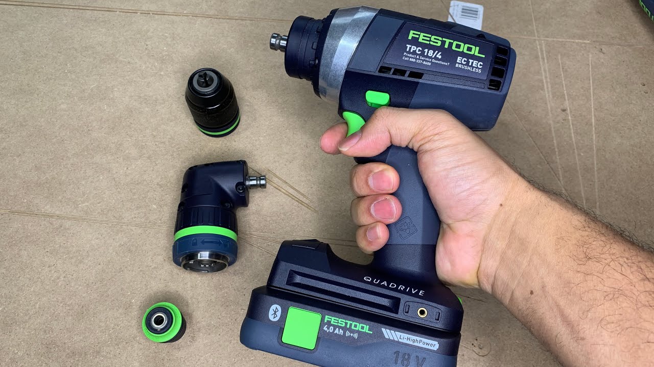 Festool TPC 18/4 Impressions // Will I dump my Ridgid drill?! - YouTube