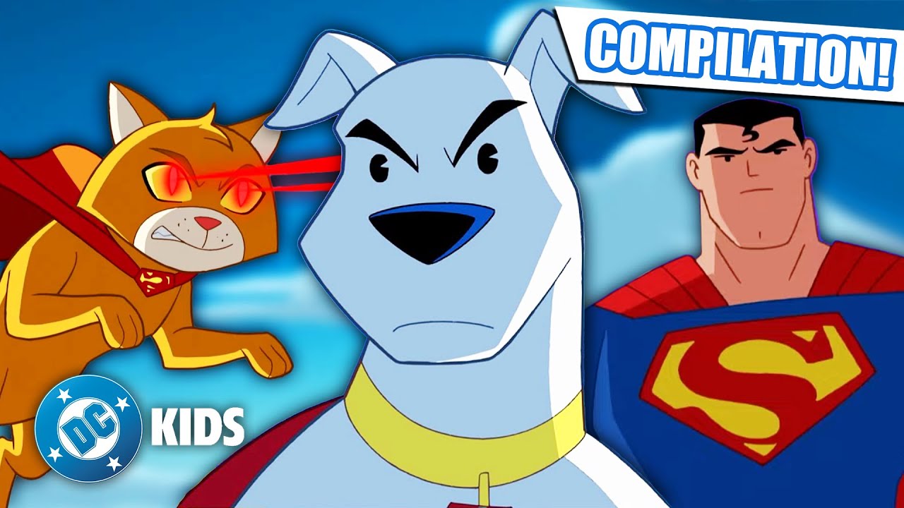 Krypto the Superdog Team-Ups! Superman, Bat-Hound, and MORE 🐾🌟 | @dckids - YouTube