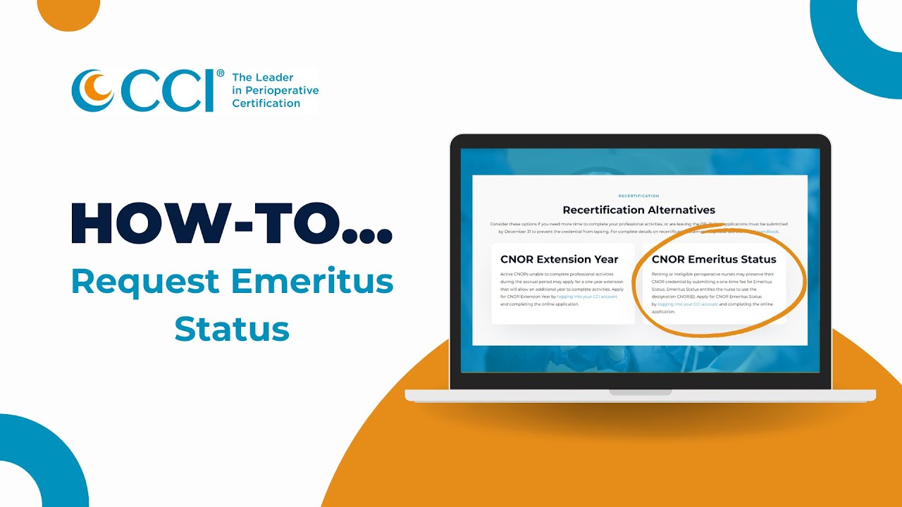 How-to Video: Requesting Emeritus Status - YouTube