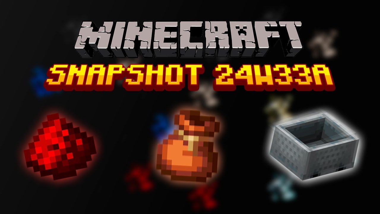NUEVA REDSTONE, VAGONETAS ROTÍSIMAS!! | Snapshot 24w33a Minecraft - YouTube