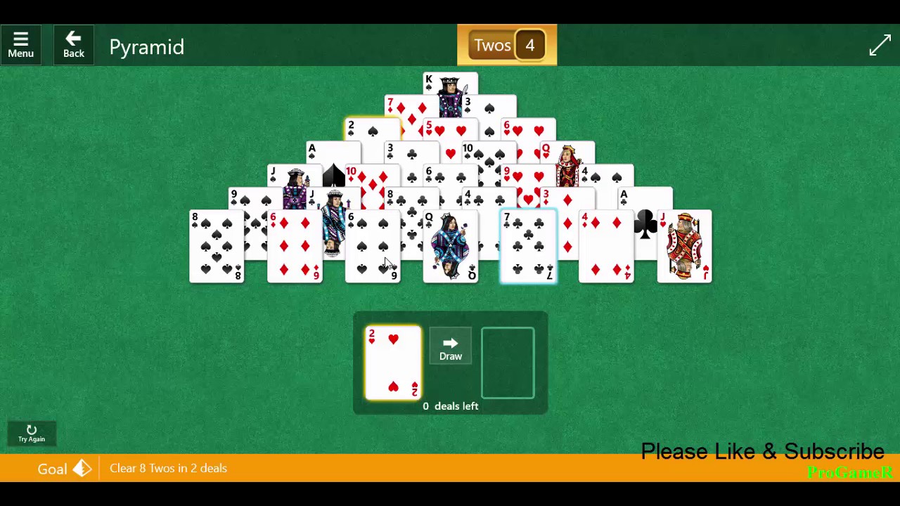 Microsoft Solitaire Collection | Card Games | Pyramid | Daily Challenge ...