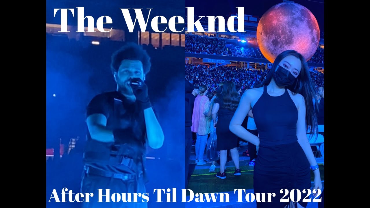 The Weeknd - Front Row-After Hours Til Dawn Tour, Santa Clara🖤第二排The ...