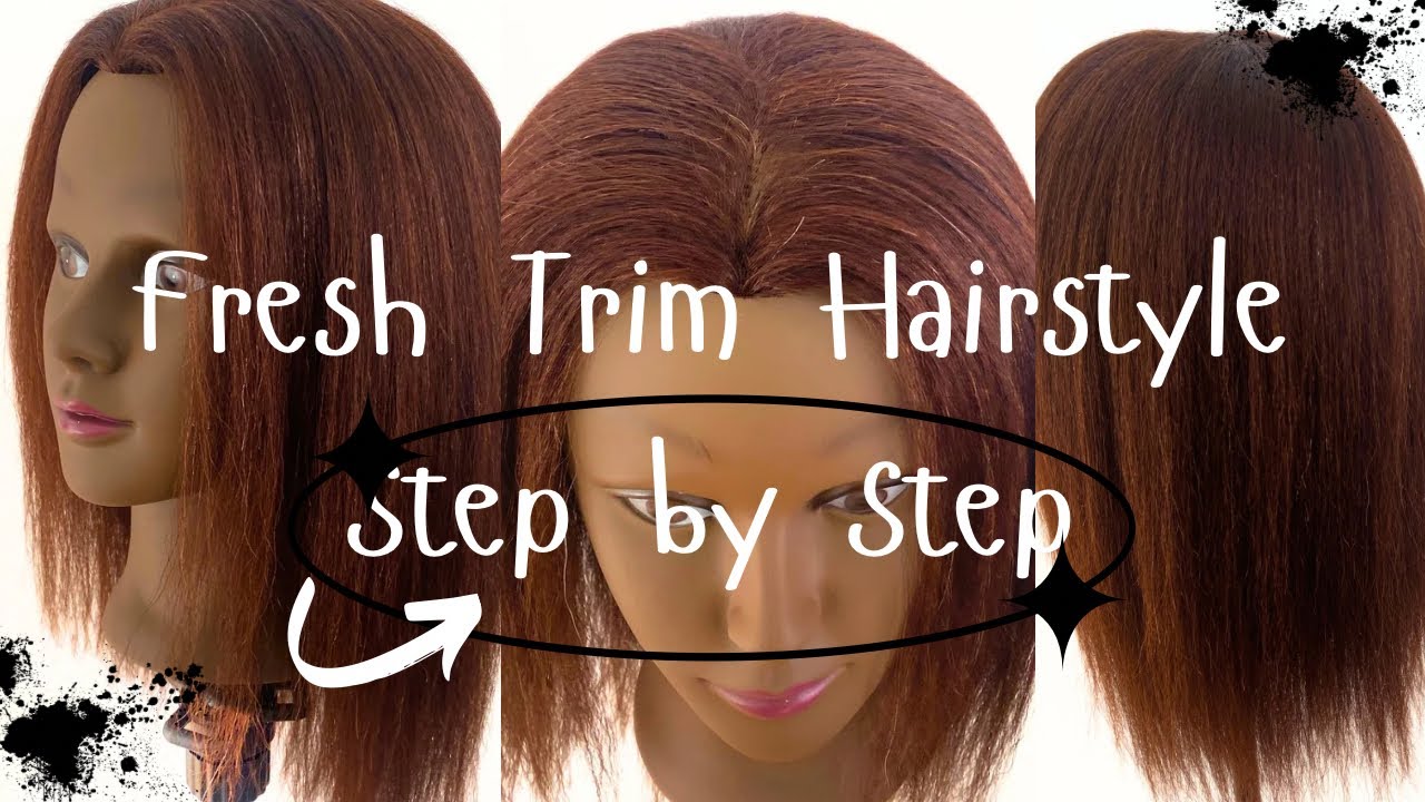 How to Style Your Hair After a Fresh Trim: Step-by-Step Guide - YouTube