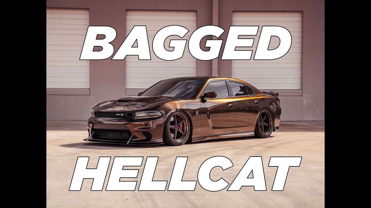 Bagged and wrapped Hellcat Charger on Vossens 4k - YouTube