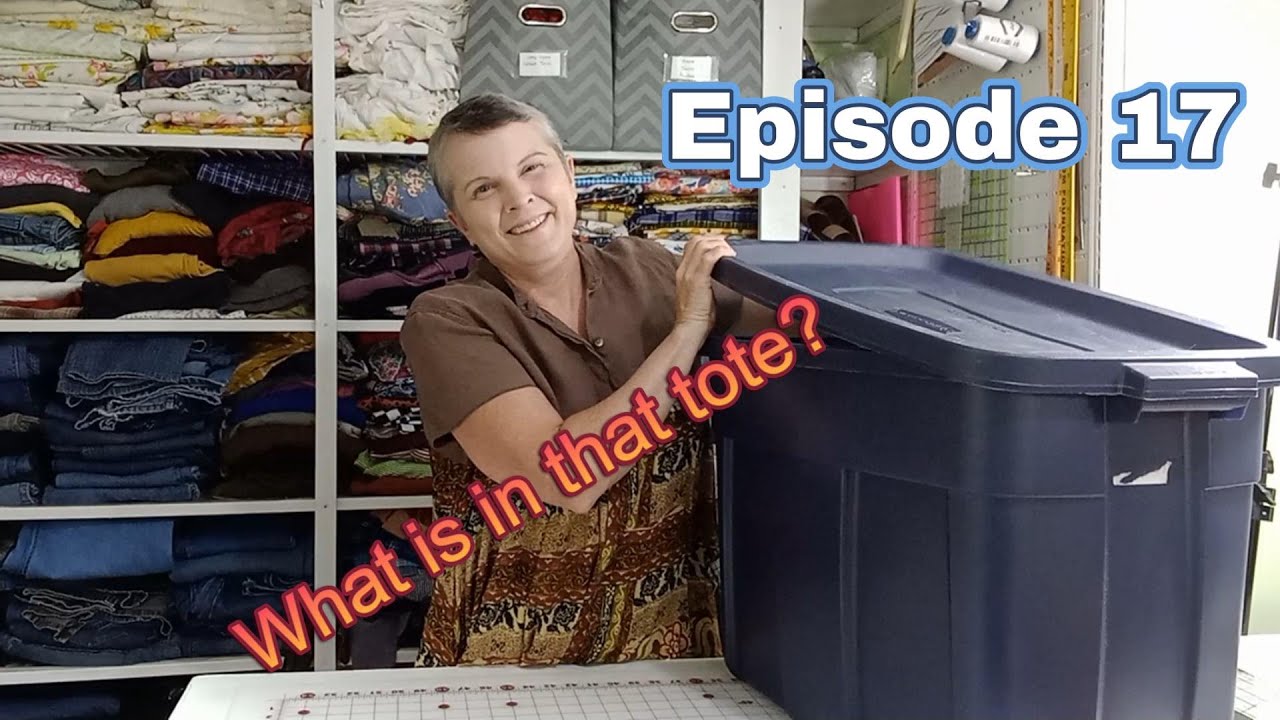 What is in that tote? Episode 17: Upcycled clothing challenge - YouTube