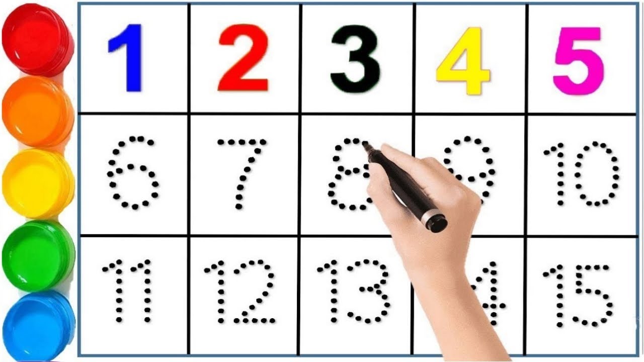 123, 1234, Count to 100, Numbers, Counting, ABC, ABCD, Phonics song ...