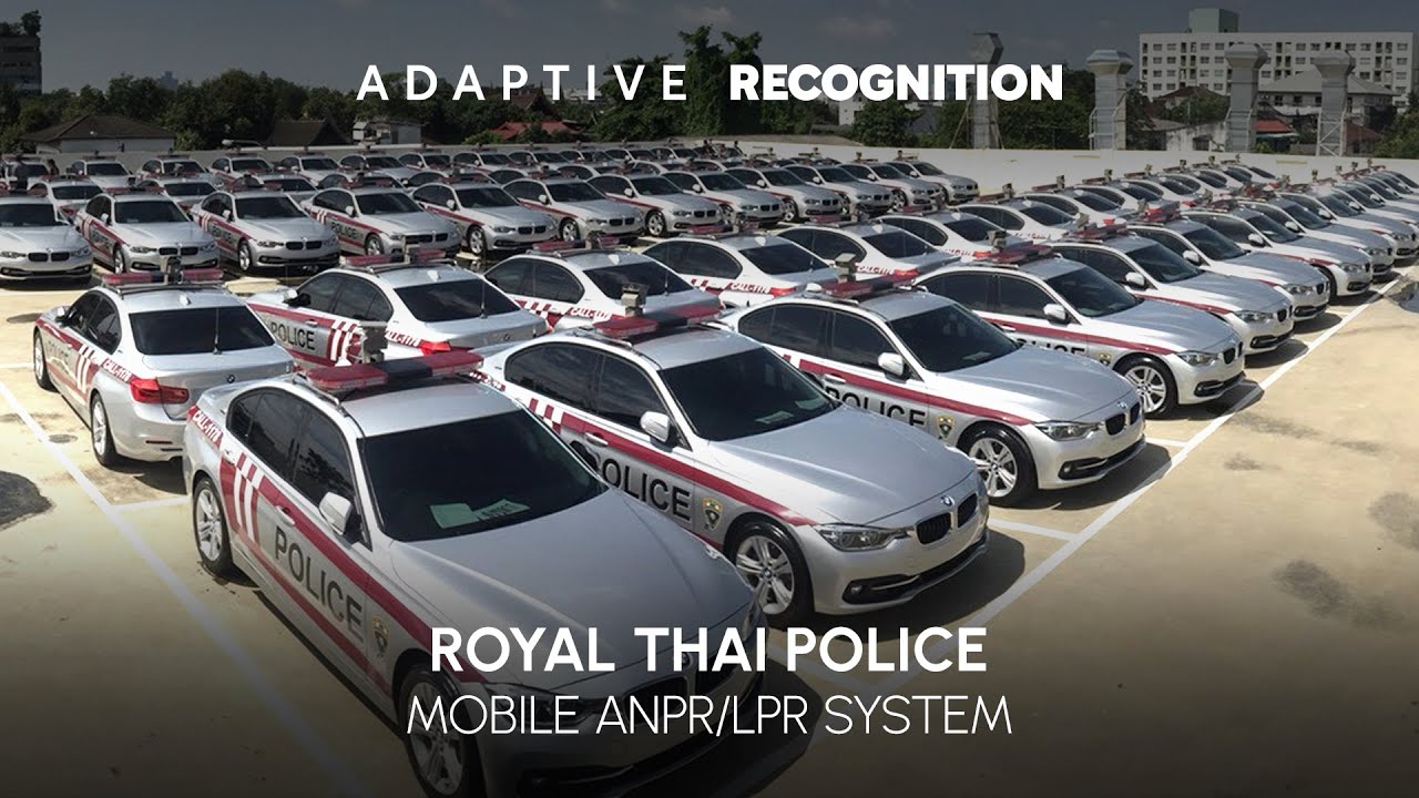Adaptive Recognition MicroCAM mobile LPR camera in action – Royal Thai ...
