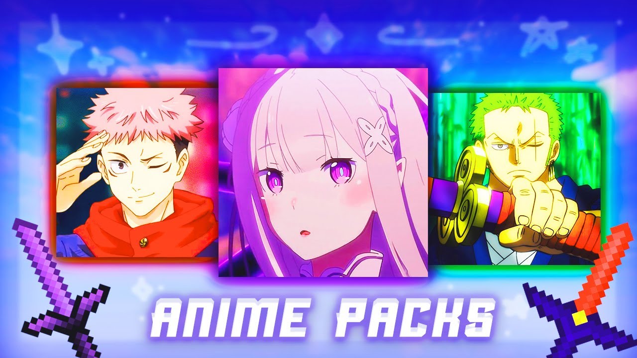 TOP5 Best Anime Texture Packs (Minecraft pvp) - YouTube