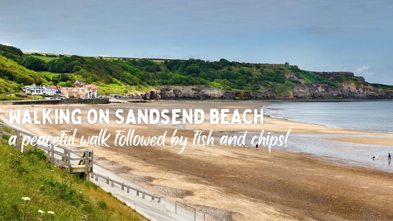A Relaxing Evening Walk on Sandsend Beach | Whitby, Yorkshire Coast ...