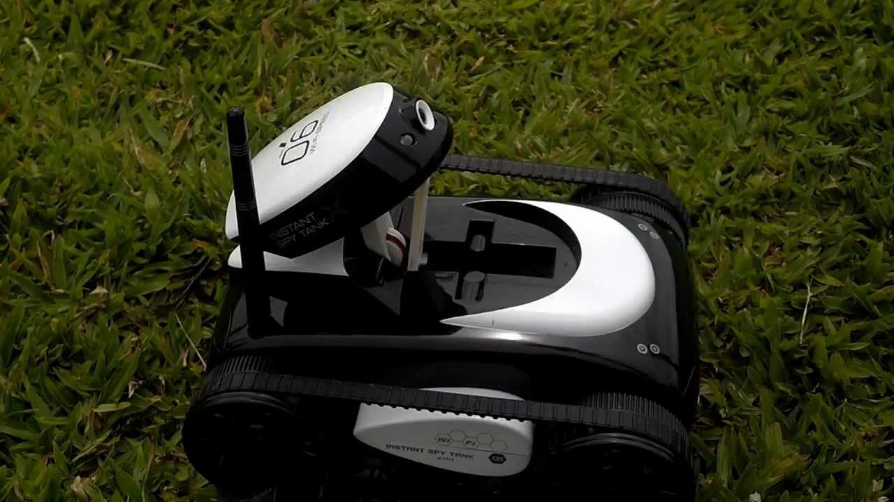 APP Controlled Wireless WiFi Control RC Spy Tank with Camera - White ...
