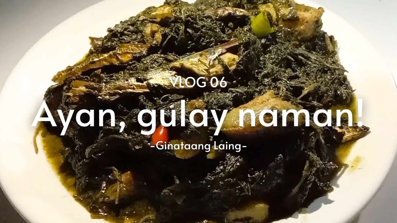 VLOG 06 GULAY NAMAN! | Ginataang Laing | Peter's Pan - YouTube