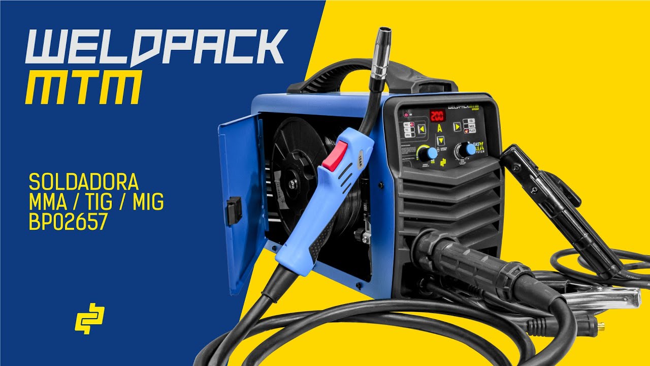 Soldadora 3 en 1 Weldpack MTM - YouTube