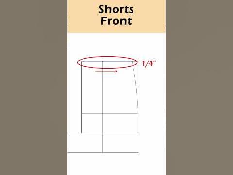 Shorts (pant) Pattern Drafting From Scratch_Front [Pattern Making Tutorial]#short - YouTube