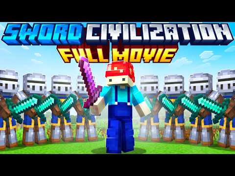 Minecraft, but I survive in SWORD CIVILIZATION [FULL MOVIE]