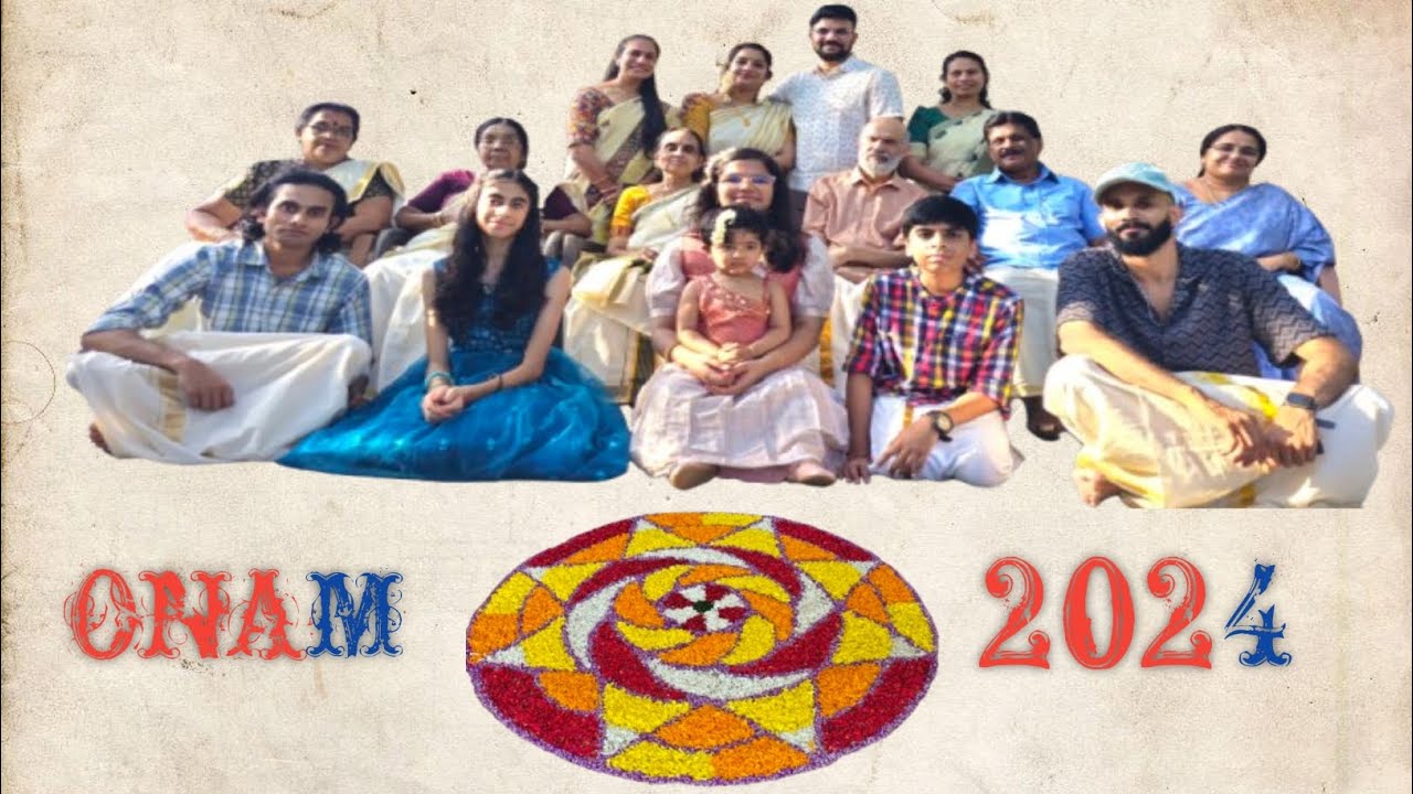 ONAM 2024 with family - YouTube
