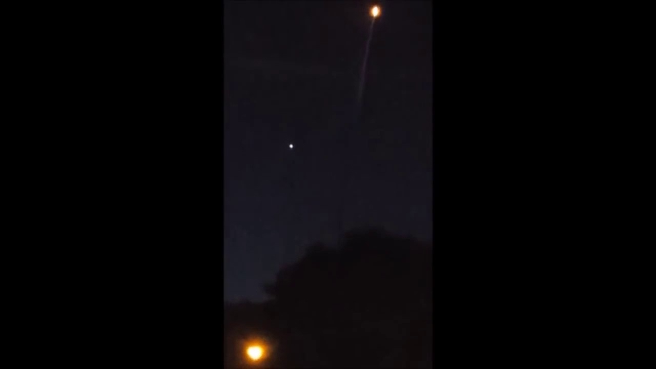 Rocket hitting the top of the earth (the dome) - YouTube