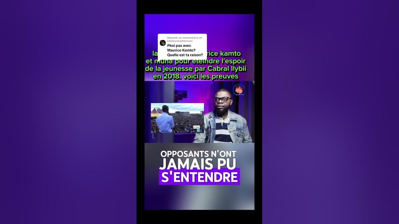kamtoïste et cabraliste est-ce que Cabral libii ment ? voici une ...