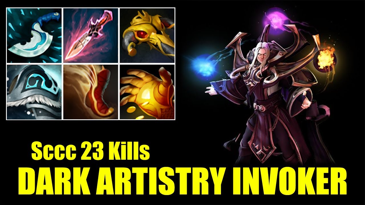 🔥 INCREDIBLE DARK ARTISTRY INVOKER - Sccc - 23 Kills - Dota 2 Pro Game ...