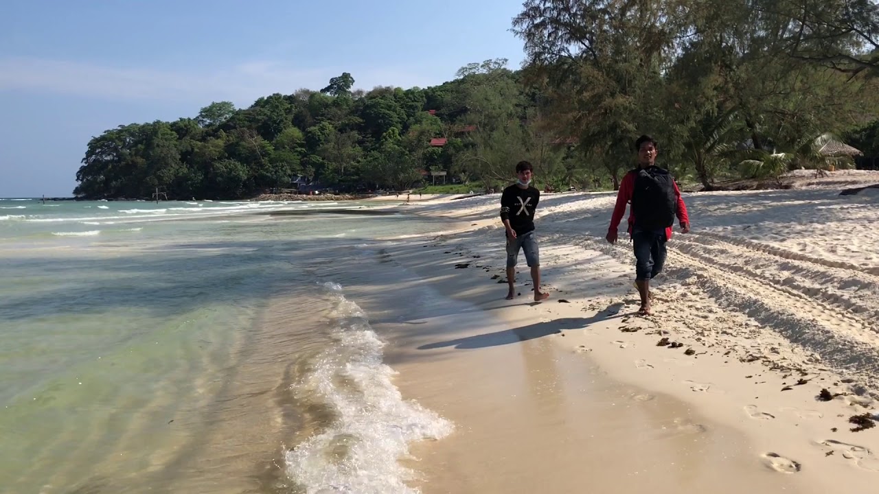 A walk along Coconut Beach, Koh Rong, Cambodia. March 8th 2018 - YouTube