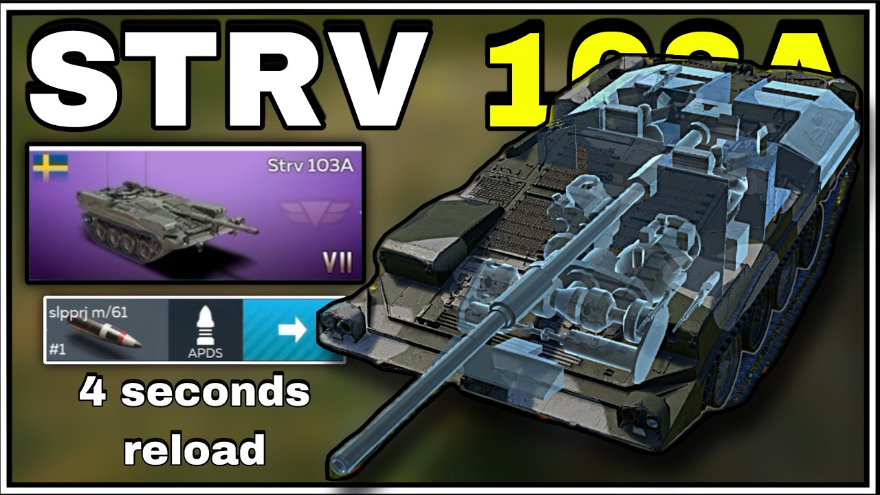 STRV 103A – Sweden’s Tank with Engine Armor! 🇸🇪🔥 | War Thunder Mobile ...
