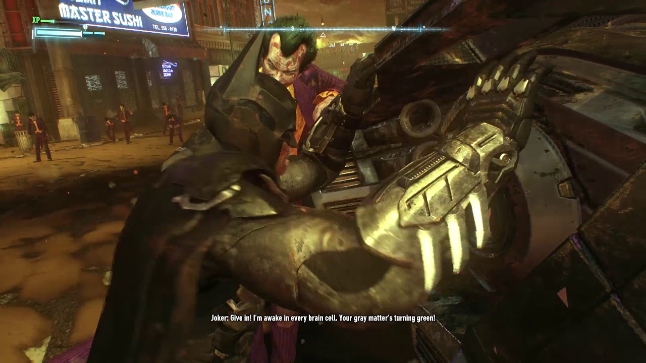Batman: Arkham Knight: The Bat jumps into Fear gas - YouTube