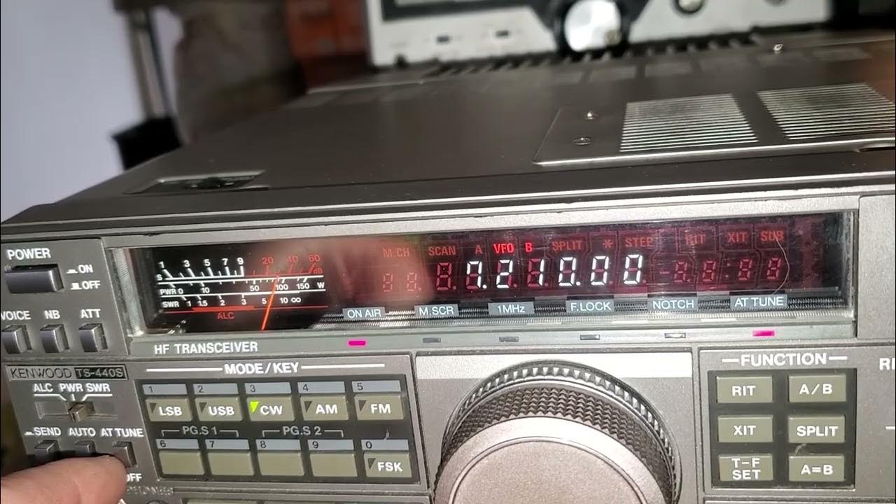 Kenwood ts440 internal tuner problems. - YouTube
