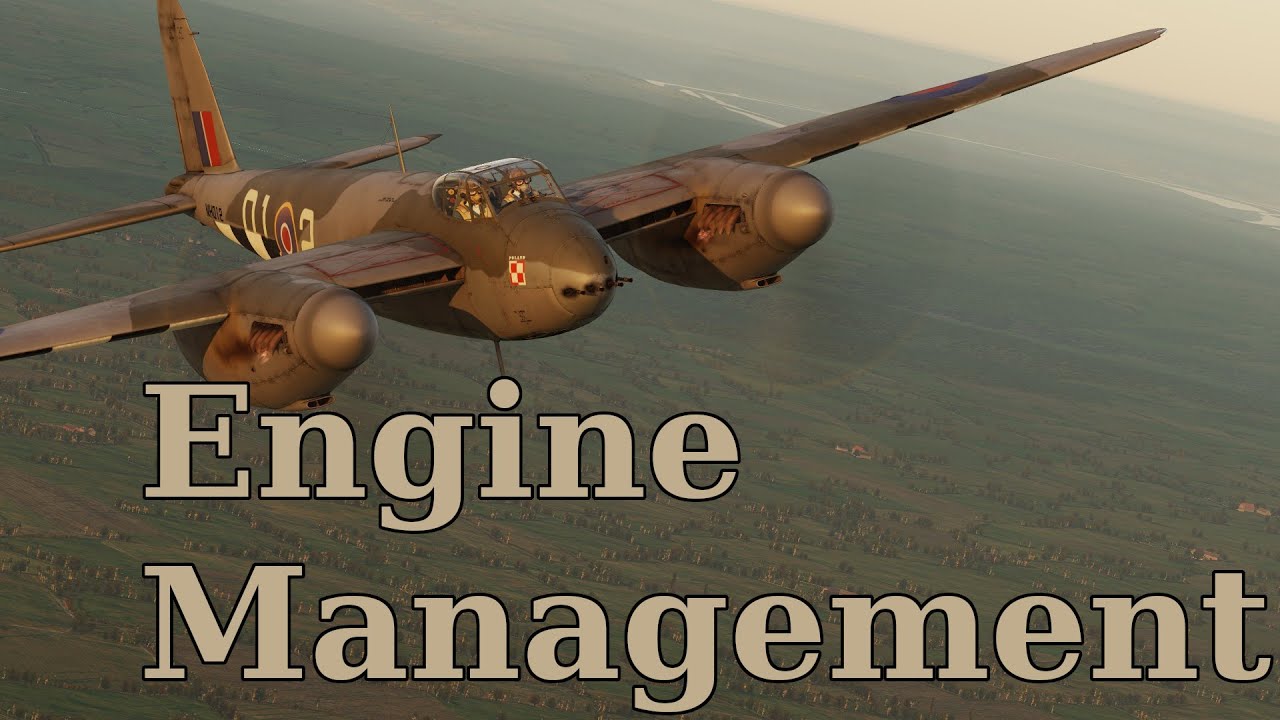 DCS DH.98 Engine Management - YouTube