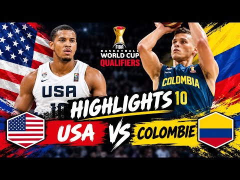 USA 🇺🇸 VS COLOMBIE 🇨🇴 FIBA WORLD CUP 2027🔥