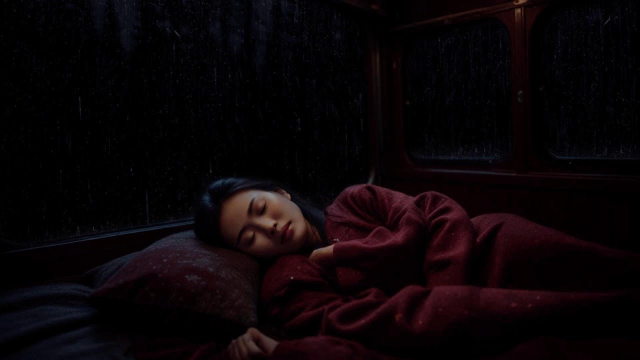Rain sounds for sleeping Overnight in the car during heavy rain for ...