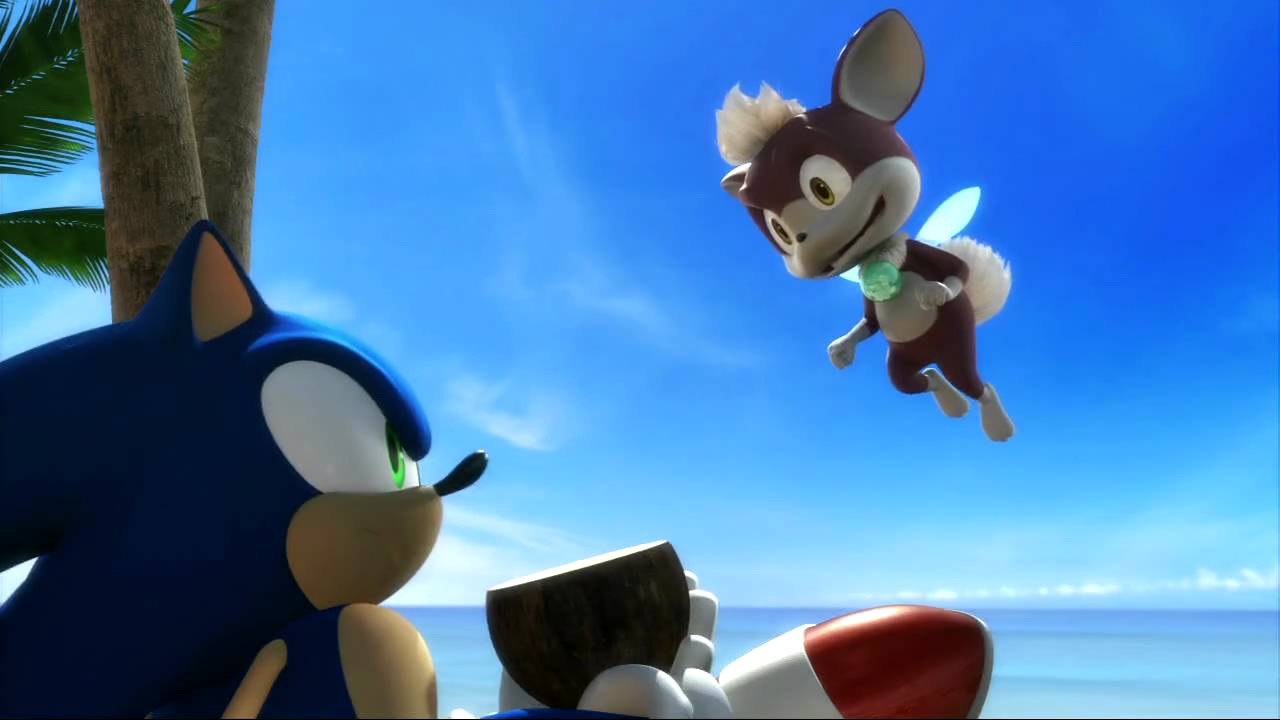 Sonic Unleashed - Cutscene - Sonic and Chip (in Adabat) (HD, 720p ...