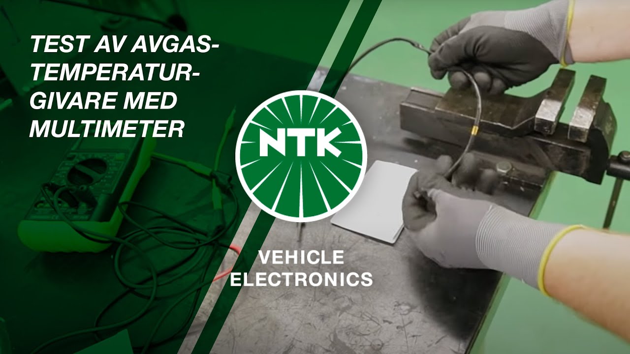 [SV] Test av avgas- temperatur- givare med Multimeter - YouTube
