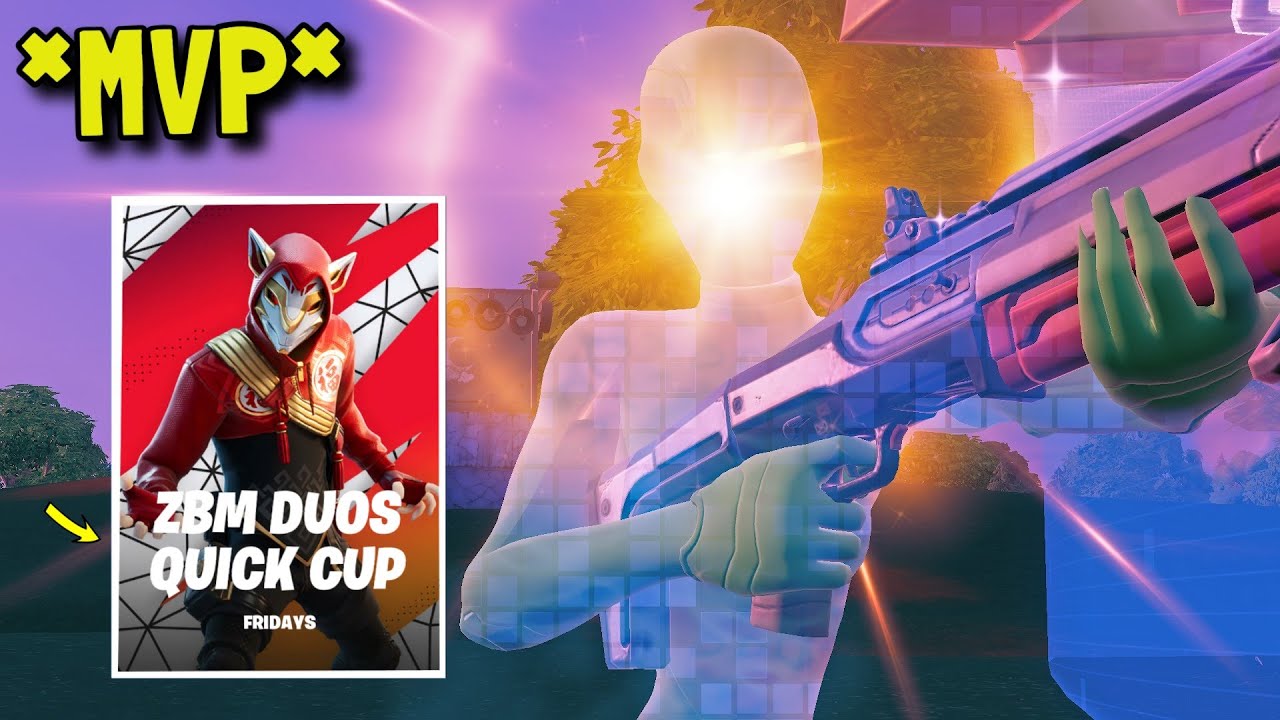 I Went *MVP* in the DUOS ZERO BUILD QUICK CUP! - YouTube