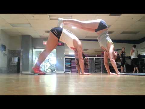Couples Yoga Pose by 2 girls + 0 yoga experience