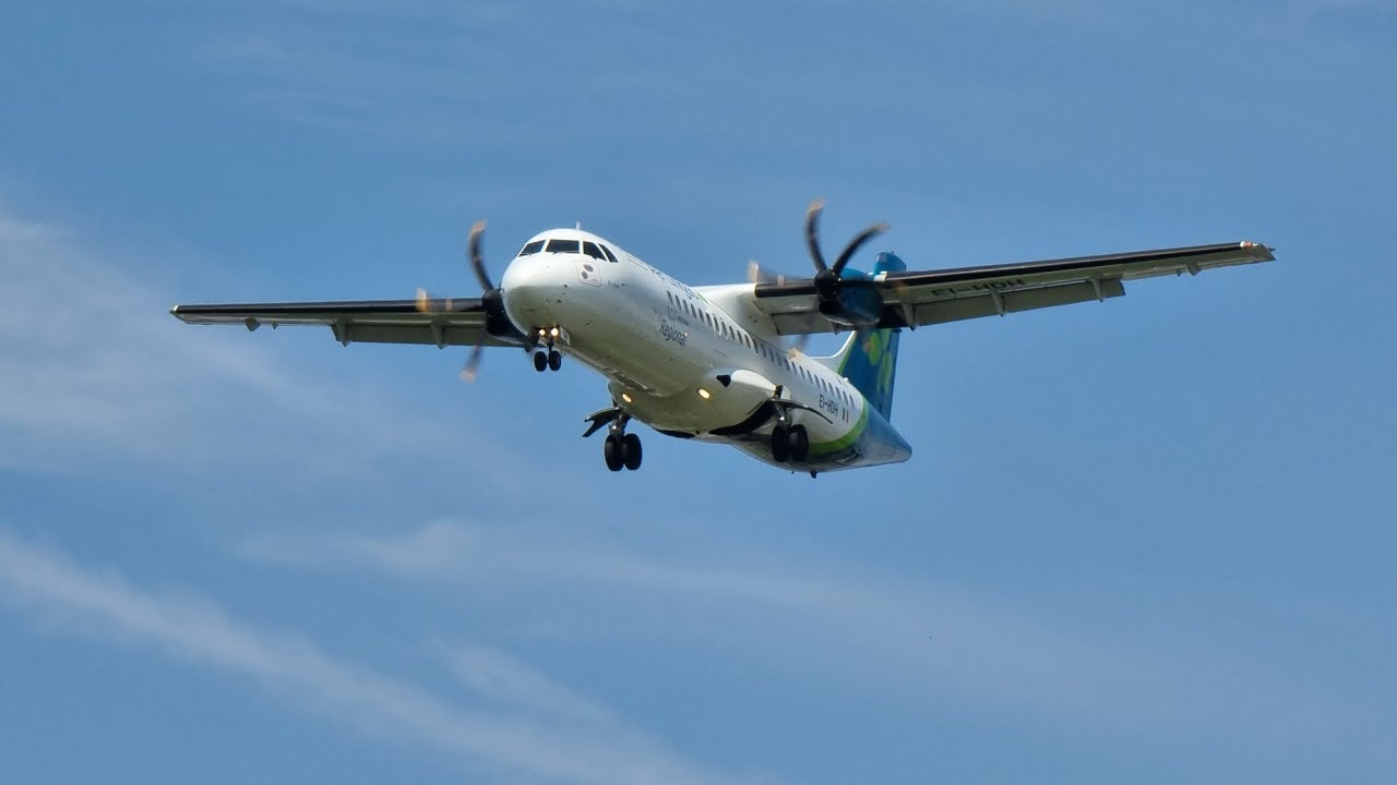 Trip report ATR 72-600 Dublin to Birmingham - YouTube