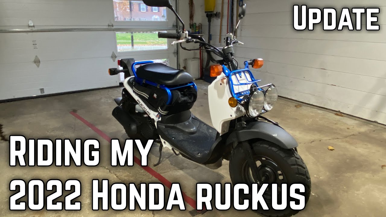 Riding my 2022 Honda Ruckus - Update - YouTube