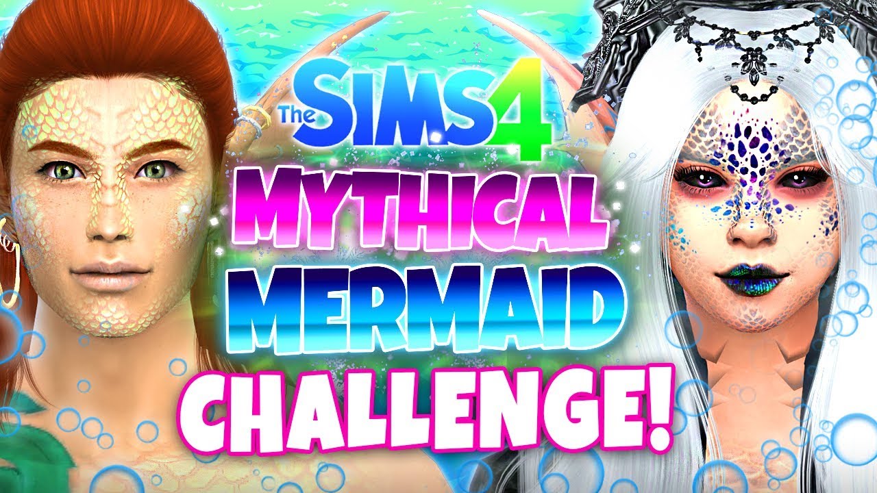 I turned my Sims into MYTHICAL mermaids... here's how they look! 🧜‍♀️🧜🏻 ...