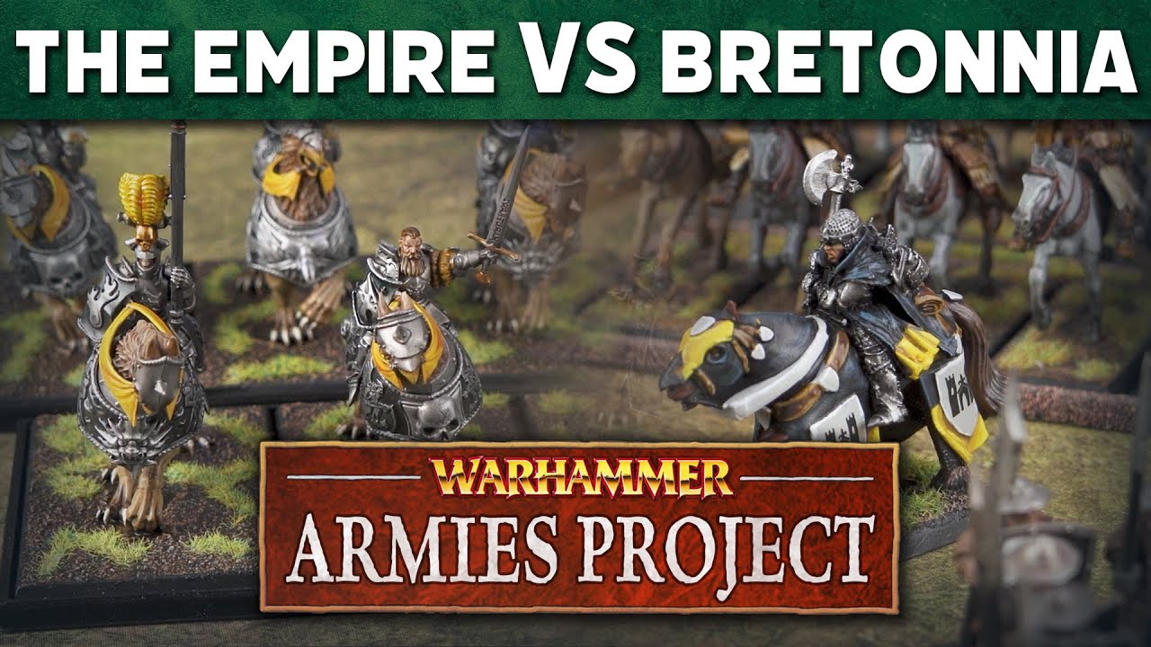 The Empire vs Bretonnia Warhammer Armies Project Live Battle Report ...