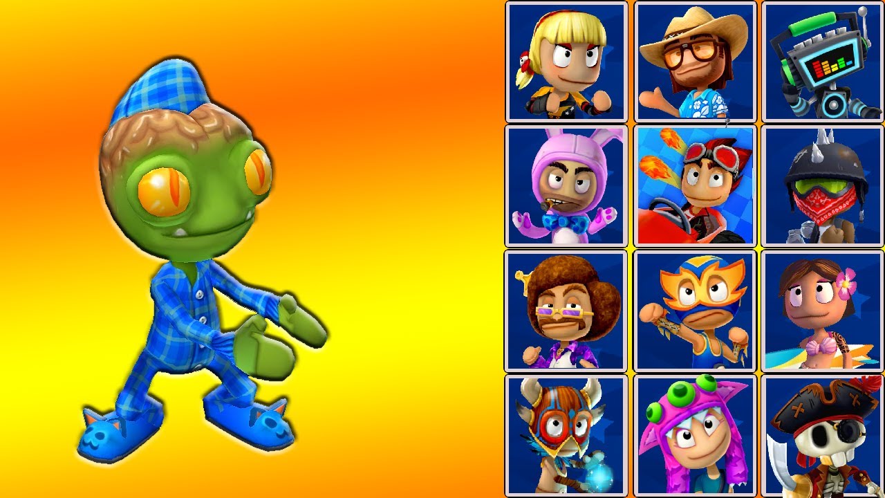 New Outfit B'zorp Vs All Driver Battle | Beach Buggy Racing 2 IA - YouTube