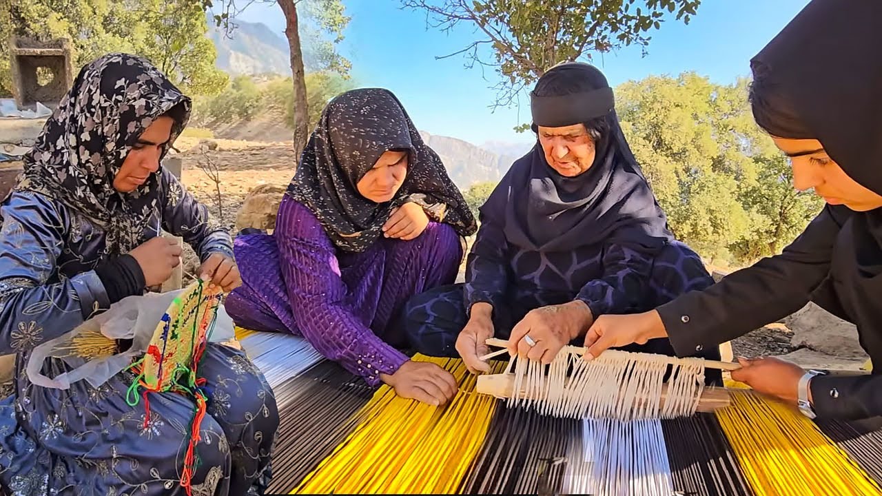 Weaving a New Saddle Bag for the Little Donkey of Doora Farm : Endless ...