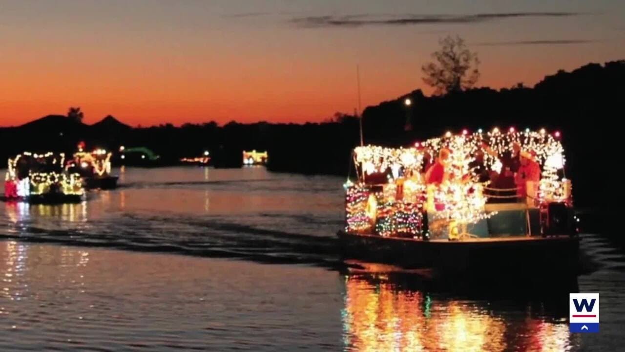 Boat parade returns to light up the water - YouTube