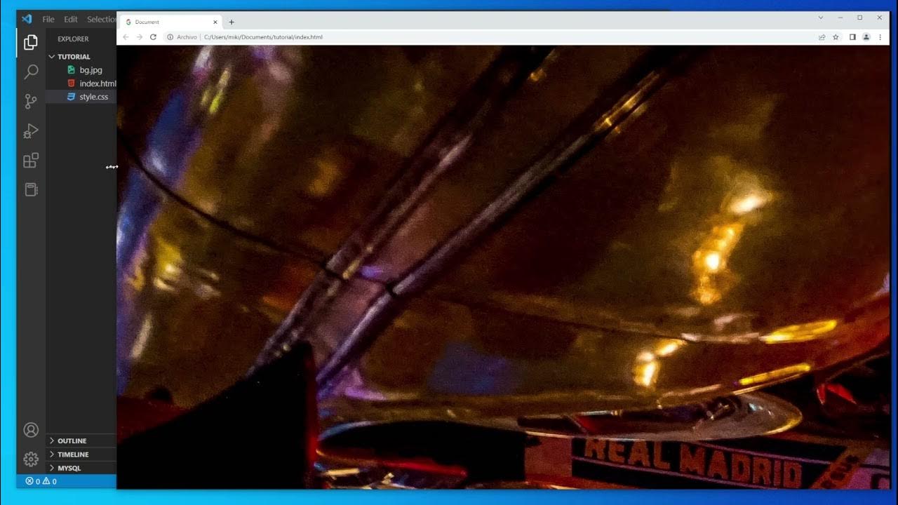 poner IMAGEN de FONDO en CSS que OCUPE TODA la PANTALLA 🚀 - YouTube