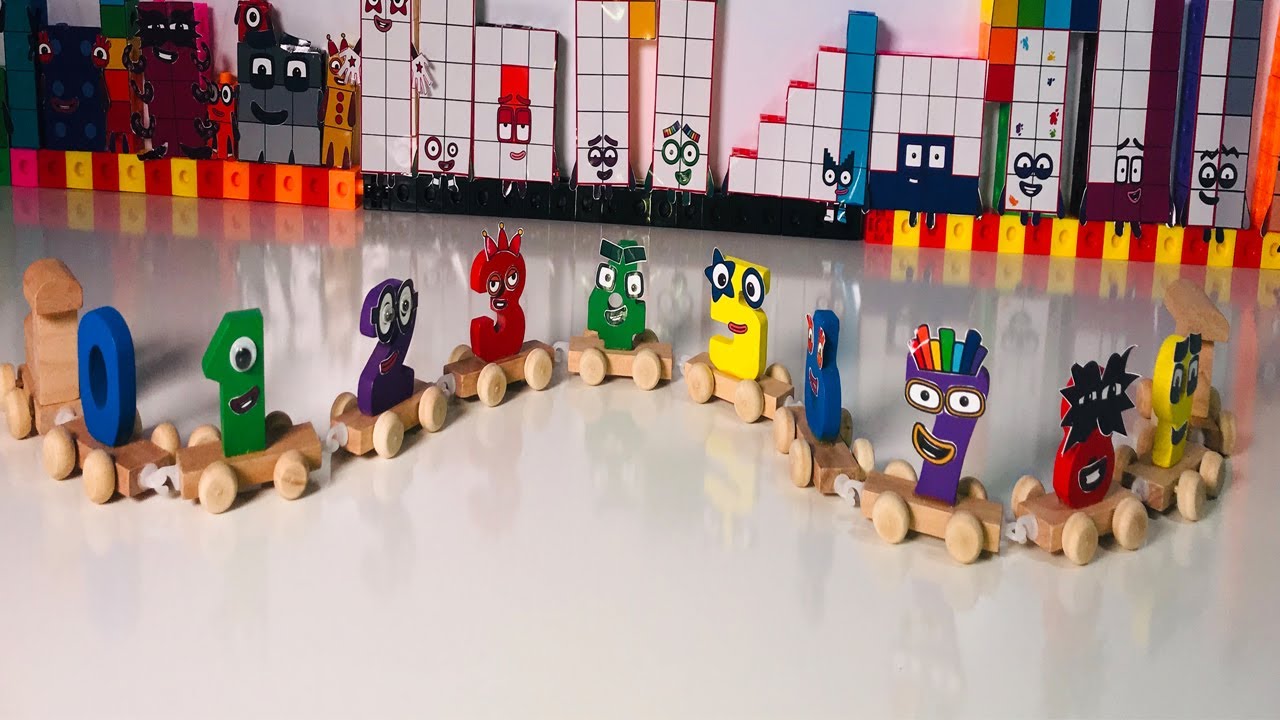 Numberblocks - Satisfying Numberblocks Express Train - YouTube
