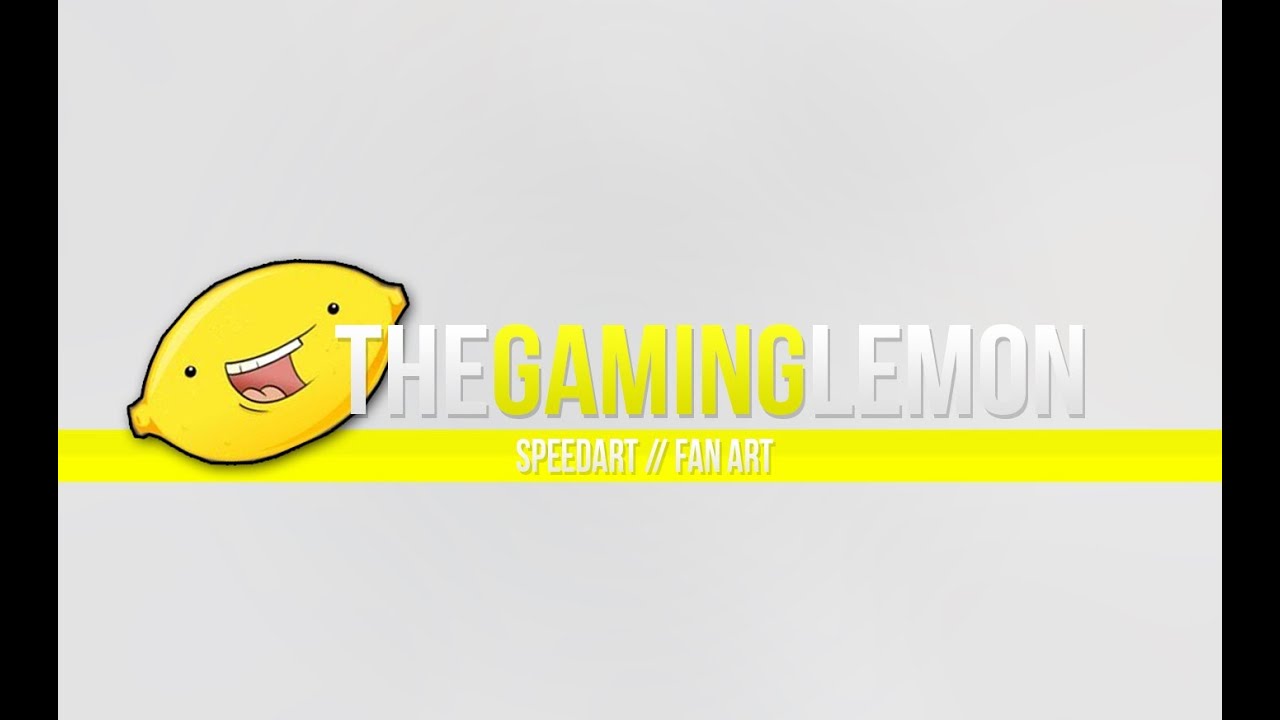 TheGamingLemon - Speedart // Fan Art - YouTube