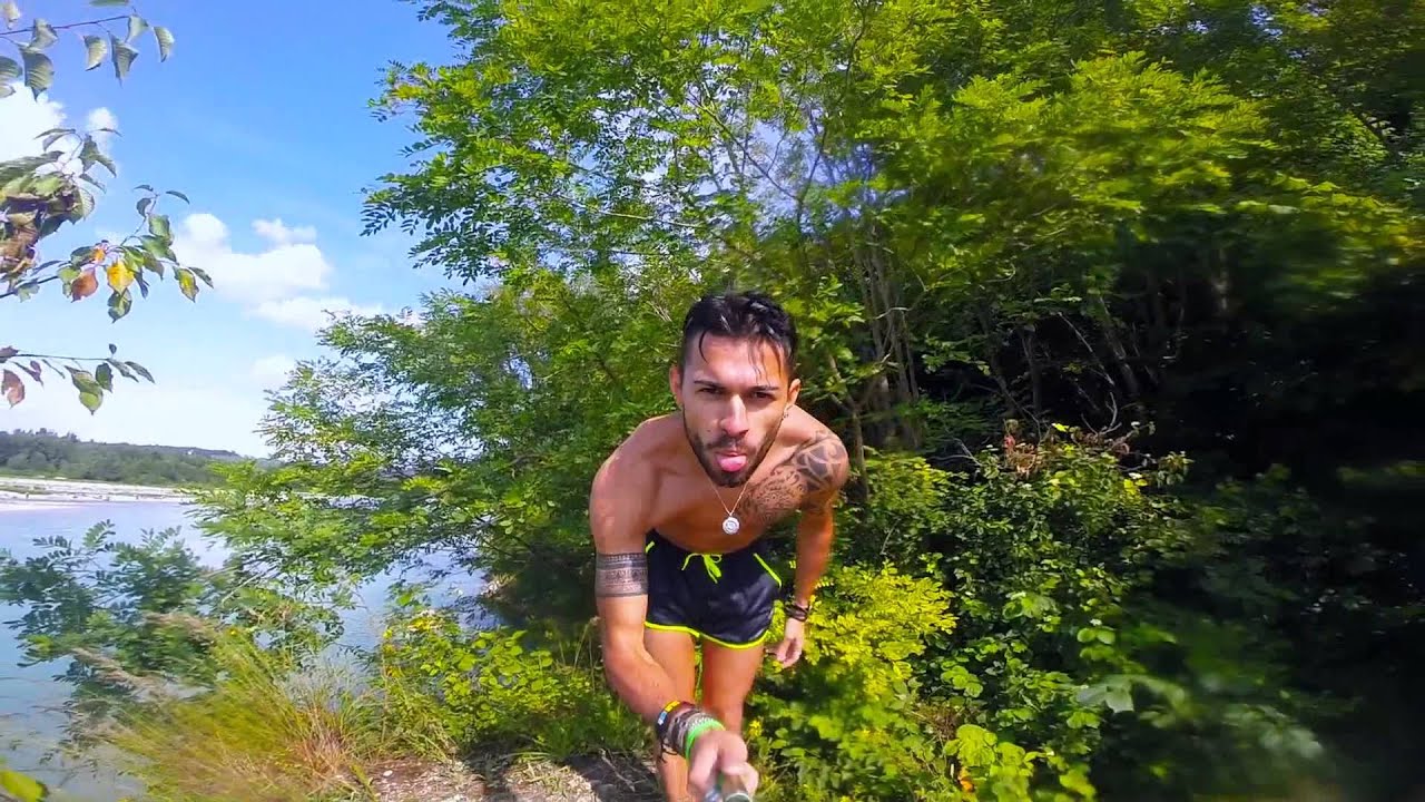GoPro HD: Piave Cliff Diving Jumping (Summer 2K14) - YouTube