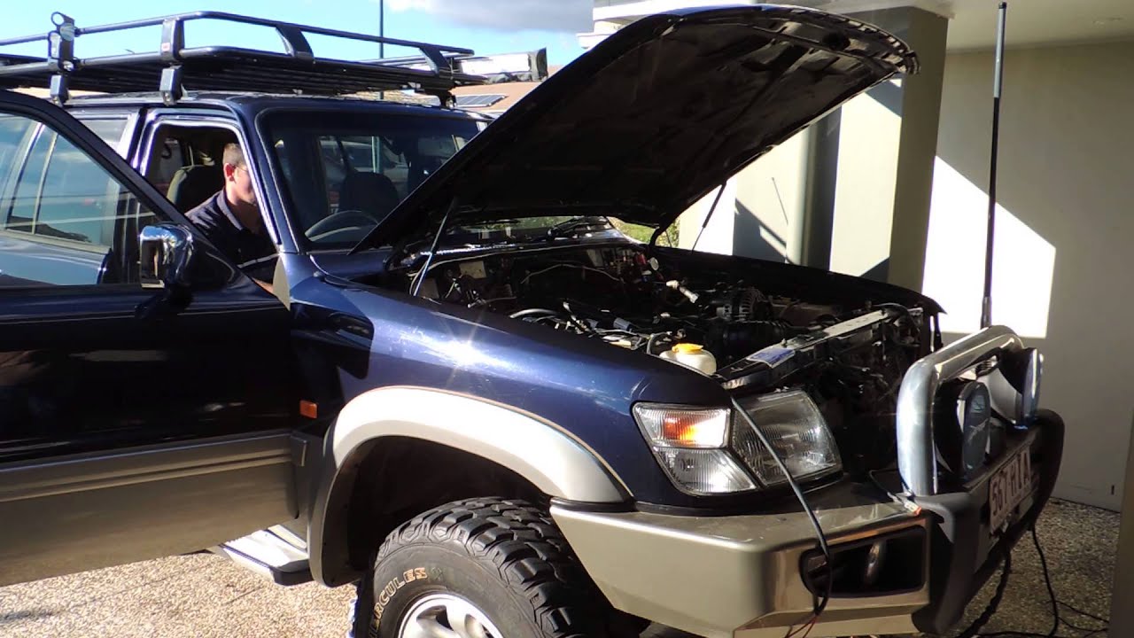 GU Patrol LS1 First start - Headers only - YouTube