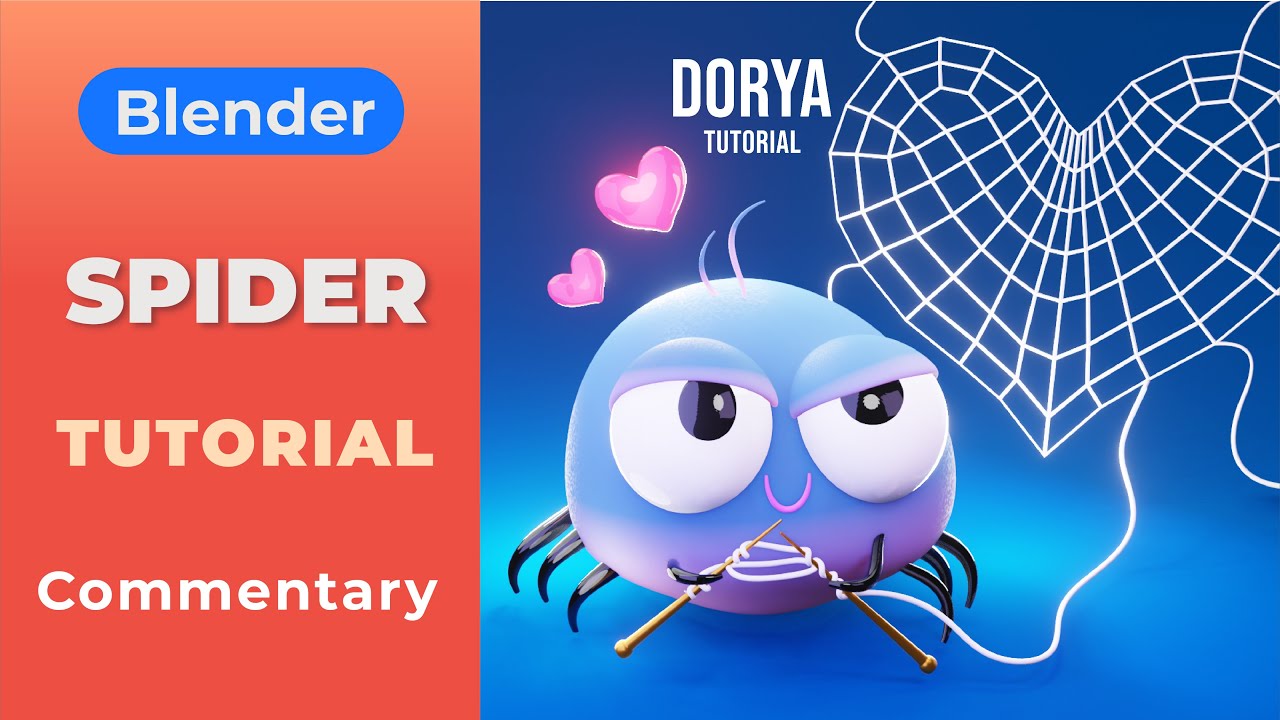 Characters for Beginners – Blender Tutorial – Spider - YouTube