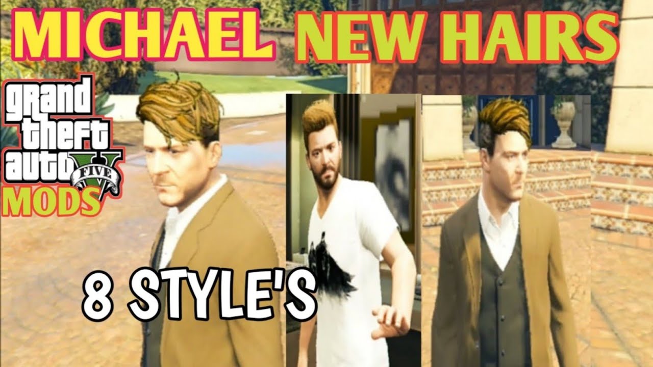 HOW TO INSTALL BETTER MICHAEL DE SANTA ( FACE,BEARD & HAIR ) 2022 | GTA ...