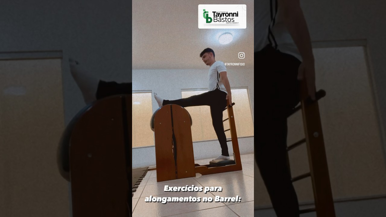 Exercícios no Barrel para alongamentos - YouTube